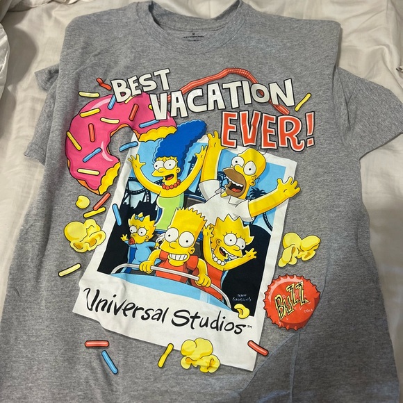 Tops | Universal Studios Simpsons Tshirt | Poshmark